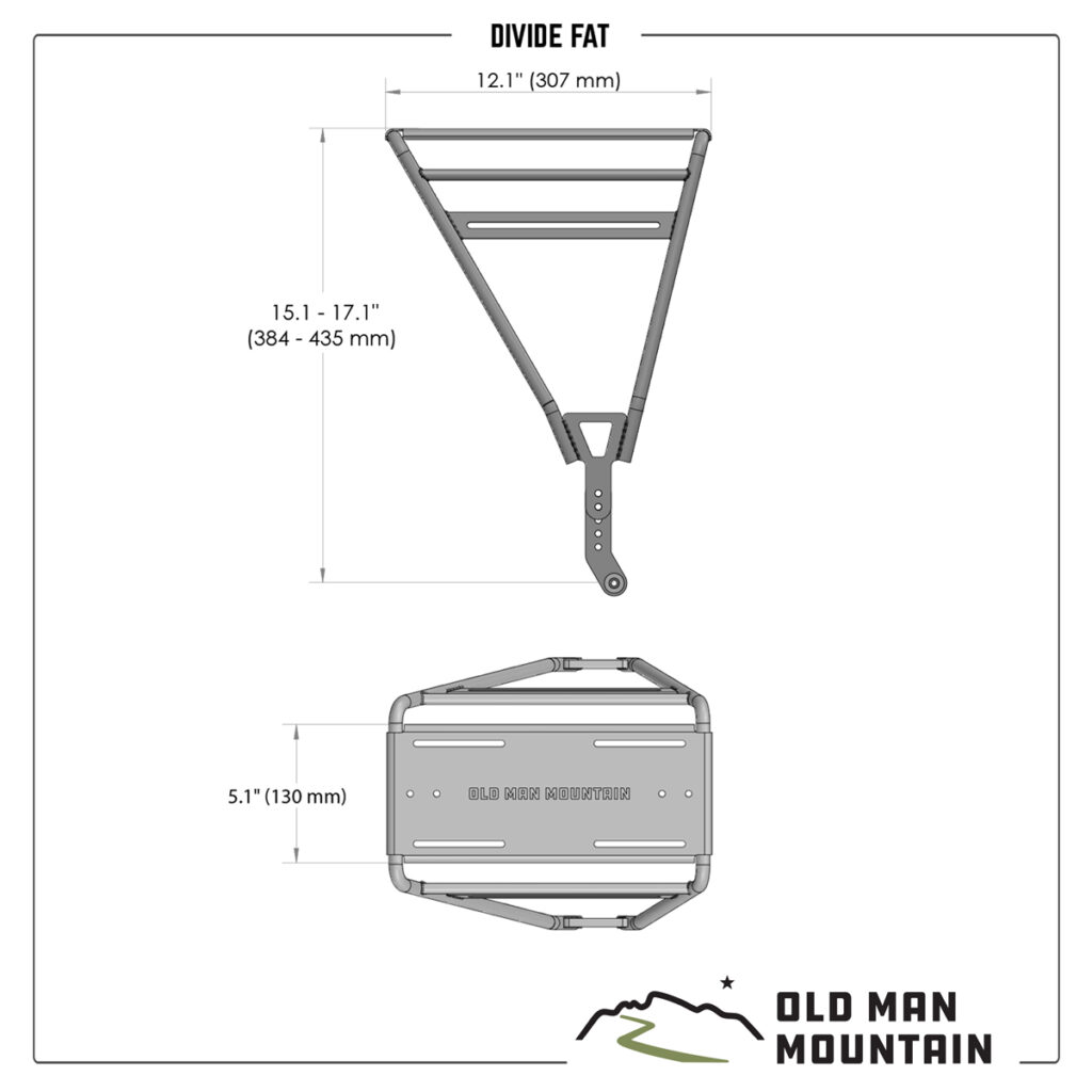 Divide Fat Bike Cargo Rack - Fits Your Bike Perfectly | Old Man Mountain